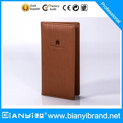 China Luxury stars hotel PU leather products with printing logo for sale
