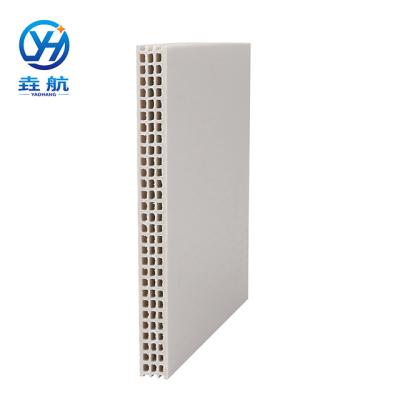 China Plastic Formwork With Low Price Plastic Hollow Straight Edge Building Formwork Pp Construction Formwork Template for sale