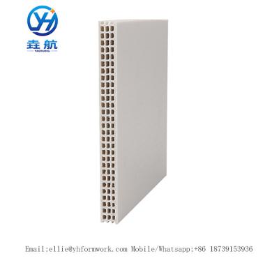 China 15mm hollow plastic formwork for concrete building|15mm plastic building formwork for concrete building|plastic formwork for sale