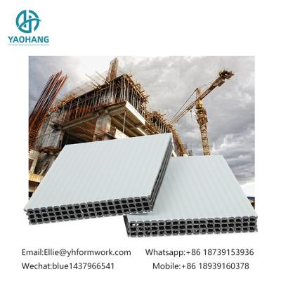 China Plastic formwork panel for concrete|pp formwork plastic formwork|template for hollow plastic building use for sale