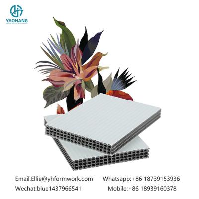 China Construction plastic building template pp hollow material for sale