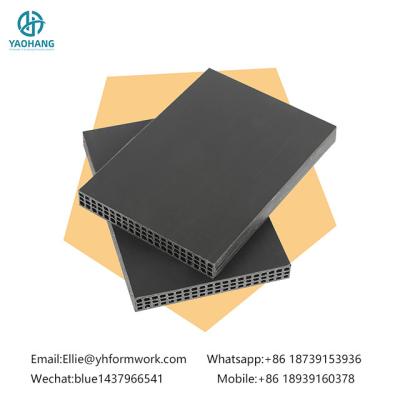 China Reuse more than 60 times waterproof hollow formwork board 12mm for sale