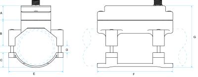 China TM602 Separate High Temperature Ultrasonic Flow Meter For Reverse Osmosis System for sale