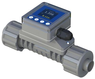 Fluxímetro ultrasônico de pinça com RS485 e saída de 4-20mA para uso industrial