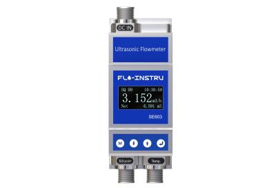 China SE603 Clip On Ultrasonic Flow Meter Providing Wide Measuring Range and Long Service Life with No Moving Parts Contacting Fluid for sale