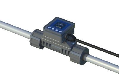 China FL101 In-Line ultrasonic flow meter hot water for sale