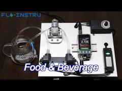 TM605P Medidor de caudal ultrasónico para a indústria de bebidas alimentares para semicondutores e produtos químicos
