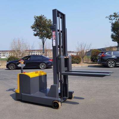 Cina 900kg 1200kg Container Stacker 2m 3m 3.5m Full Electric Pedestrian Stacker in vendita