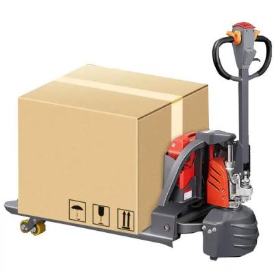 Cina Buona manovrabilità 1.5 tonnellate capacità di carico elevata efficienza e risparmio di manodopera motore a corrente continua 24V camion elettrici a pallet in vendita