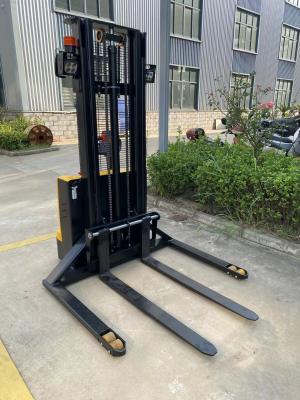 Cina 1.5 tonnellate 1500kg 2m 3m 4m Walkie impilatore elettrico pedonale impilatore elettrico pallet allargare gamba fissa in vendita