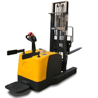Cina 2 tonnellate 1500 kg gru stacker a tre apici a controbilancio completamente elettrica in vendita
