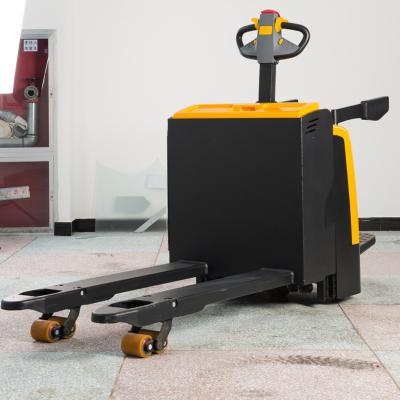 Cina 2m 3m Full Electric Pallet Truck con lunghezza e larghezza di forchetta personalizzabili in vendita