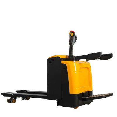 Cina 2m 3m Full Electric Pallet Truck con lunghezza e larghezza di forchetta personalizzabili in vendita
