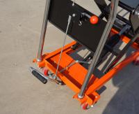 China PTS1000 1T 1.7M  portable hand movement lifting platform with split pump for sale