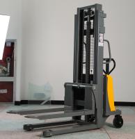 China Adjustable fixed leg,  semi-electric pallet stackers, l ton 2 meter for sale