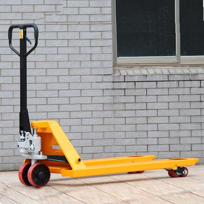 Cina 1-10T KAD Camione a pallet idraulico manuale Piccolo carrello elevatore manuale con ruota in PU in vendita