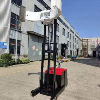 Cina 500 kg 1000 kg 3m 3,5m Impilatoio elettrico per carrelli elevatori con pinza a bale per uso in magazzini in vendita