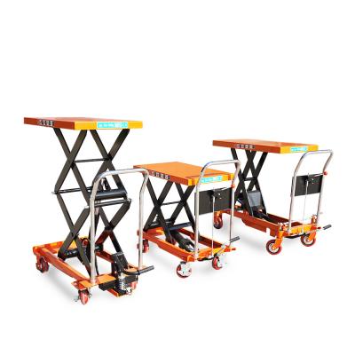 Cina Tavolo di sollevamento carrello di sollevamento a forbice manuale piattaforma di sollevamento PTS350AA con doppia forbice in vendita