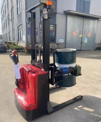 Cina 300 kg 500 kg 3 metri stacker a tamburo elettrico completo per la manipolazione dei tamburi di olio nell'industria del confezionamento in vendita