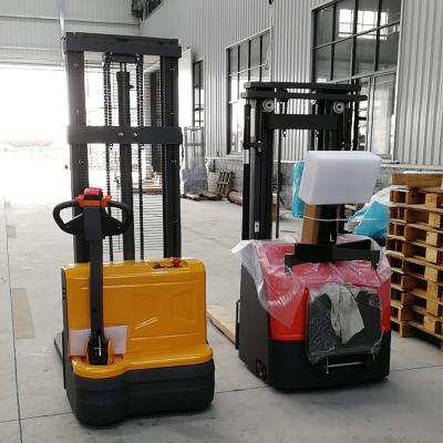 China Op maat gemaakte been 1200kg elektrische pallet stapler met de hefhoogte van 1600mm Te koop
