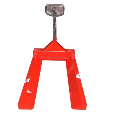 Cina 1800 kg di carico Capacità rotolo e rullo trasportatore manuale Pallet Truck per cilindri di carta in vendita