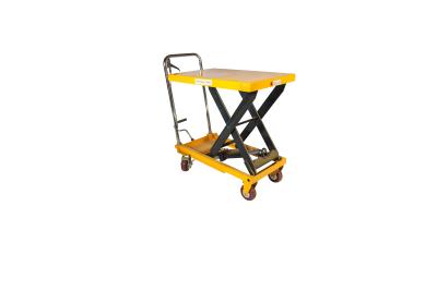 Cina 150 kg Manuale Mobile Scissor Lift Table Lifting Operating Platform Truck Logistica in vendita