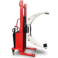 China Semi electric automatic paper roll lifter stacker for sale