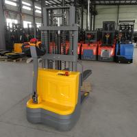 China 2 Ton Small Station Driven Walking Loading And Unloading Truck Hydraulic Lifting Stacker for sale