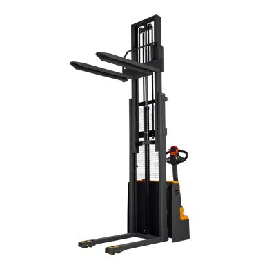 Cina Cammina dietro sollevamento 1.6m 1 tonnellata Straddle elettrico pallet stacker per magazzini in vendita