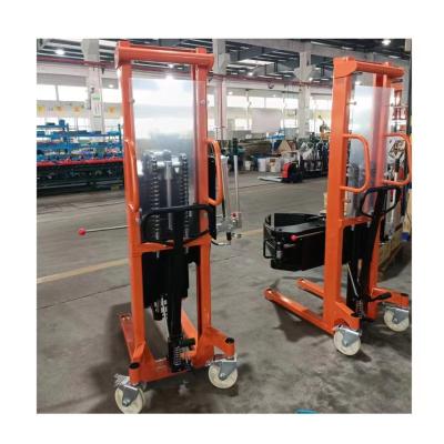 Cina Qualità superiore 90 180 360 gradi Stacker manuale 500 kg carrello elevatore manuale per la movimentazione di rotoli di carta in vendita