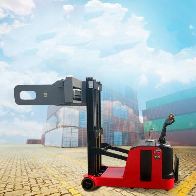 China 1.5 ton capaciteit 2,5 m 3 m hefhoogte elektrische vorkheftruck stapler met balk klemmen Te koop