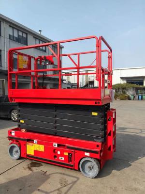 Cina 8 m altezza 450 kg carico idraulico mobile elettrico scalpello ascensore piattaforma di sollevamento scalpello a propulsione automatica in vendita