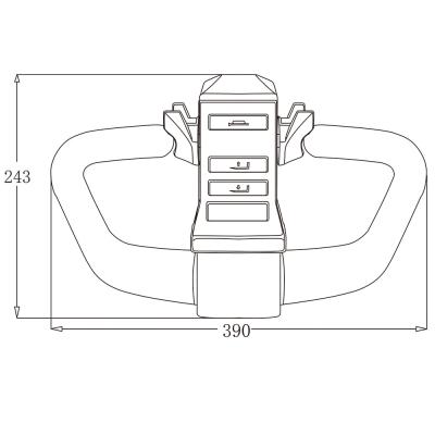 Cina Maniglia di controllo della parte del carrello elevatore per trattore e walkie stacker CH-1 in vendita