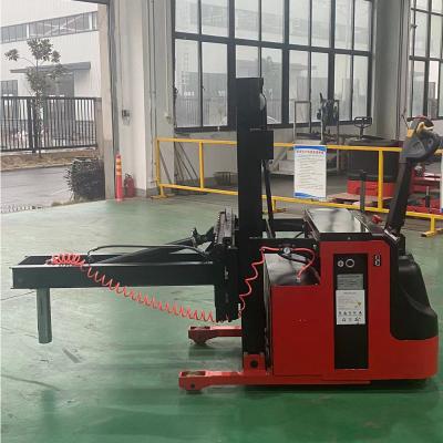 China Semi-elektrische rollen papierrol plastic film Roll Lifter Turner met high definition camera en scherm Te koop