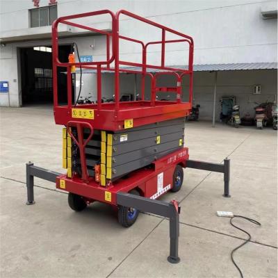 Cina Lavoro aereo sicuro e affidabile Piattaforma di sollevamento a doppia forbice con capacità 450 kg capacità di carico altezza di lavoro 10 m in vendita