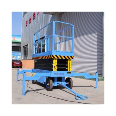 Cina Leggera e robusta capacità di carico 450 kg altezza di lavoro 8m lavoro aereo idraulico completamente elettrico autopropulsato sollevamento di piattaforma in vendita