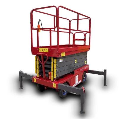 Cina 450 kg 8m portatile piattaforma di lavoro a doppia forbice idraulica scala ascensore verticale in vendita