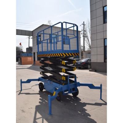 Cina 450 kg 8m portatile piattaforma di lavoro a doppia forbice idraulica scala ascensore verticale in vendita