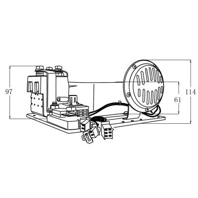 Cina Controller del motore a corrente continua 24V Brush EV Motor Controller Kit 1207B-4102 in vendita