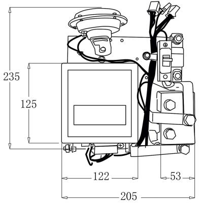 Cina Controller del motore a corrente continua 24V Brush EV Motor Controller Kit 1207B-4102 in vendita