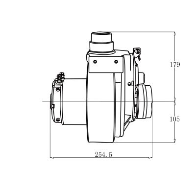 Cina Forklift a magnete permanente a corrente continua Metalrota montatura della ruota motrice Ruota motrice Ruota di forcola 750w 0-4.2km/h in vendita