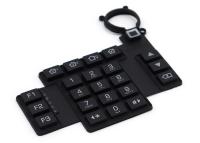 China Laser Etched Custom Silicone Keypad Water Resistant For Remote Controller for sale