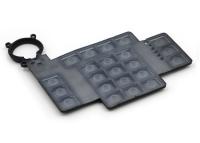 China Laser Etched Custom Silicone Keypad Water Resistant For Remote Controller for sale