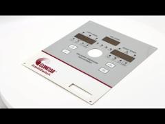 Tactile Membrane Switch with Nickel Plated Metal Domes