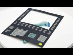 PET design membrane switch keypad customized for Industrial Control