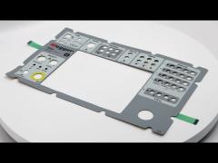 Autotype F150 Metal Dome Membrane Switch with cut outs