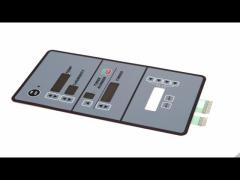 Polyester PET embossed Membrane Switch with crimped PINs 2.54mm PITCH