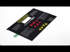 PET Customized Design Membrane Switch Keypad For Evaluator