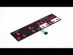 Autotype PET Membrane switch Keypad With Flat Buttons