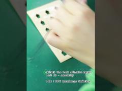Attach the back adhesive layer（Part II）